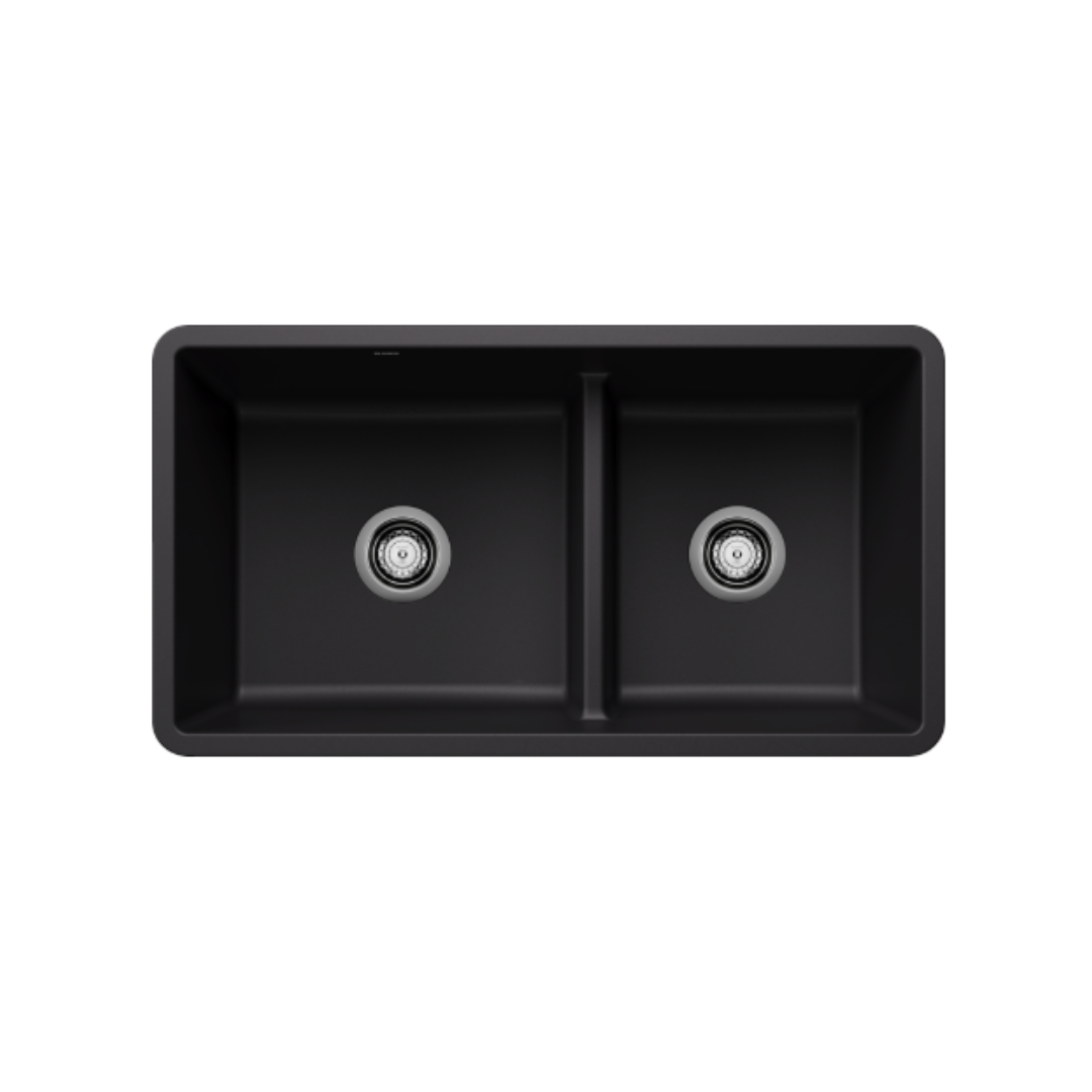 Blanco PRECIS U 1¾ Low Divide Silgranit Sink – Blue Lemon Industries ...